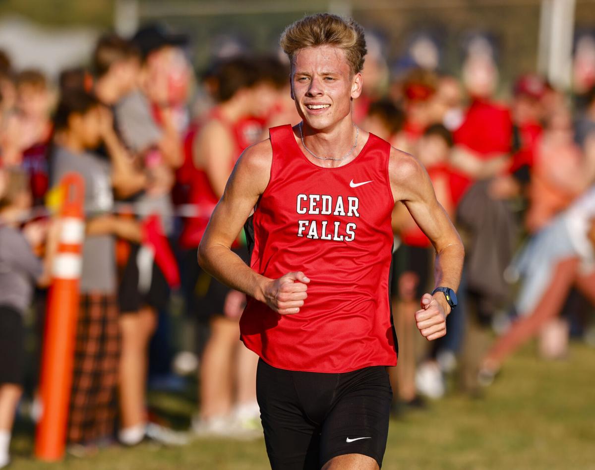 Cedar Falls, Tigers' Jaden Merrick cruise to conference wins