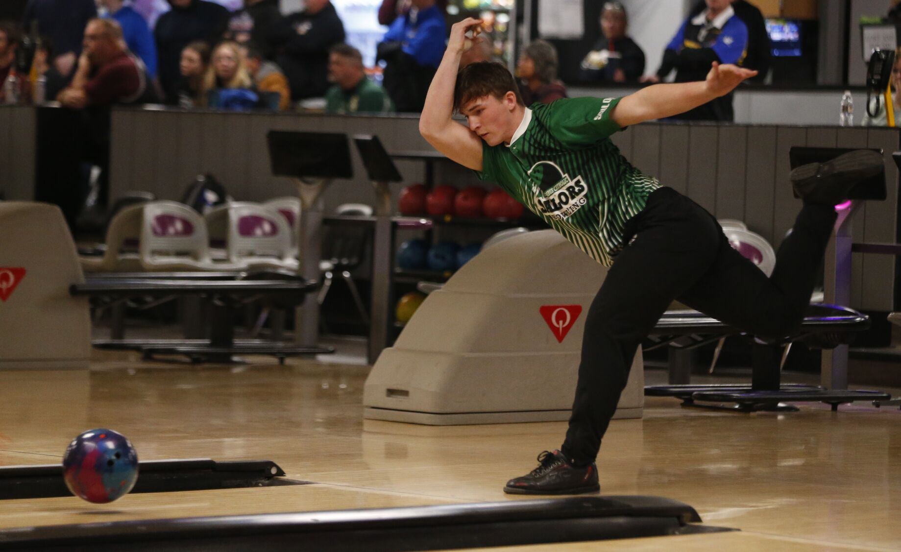 State Bowling: Columbus Catholic's Lucas Clark fourth in 1A
