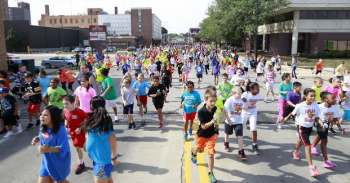 Kids hit the streets for Mayor's Fun Run