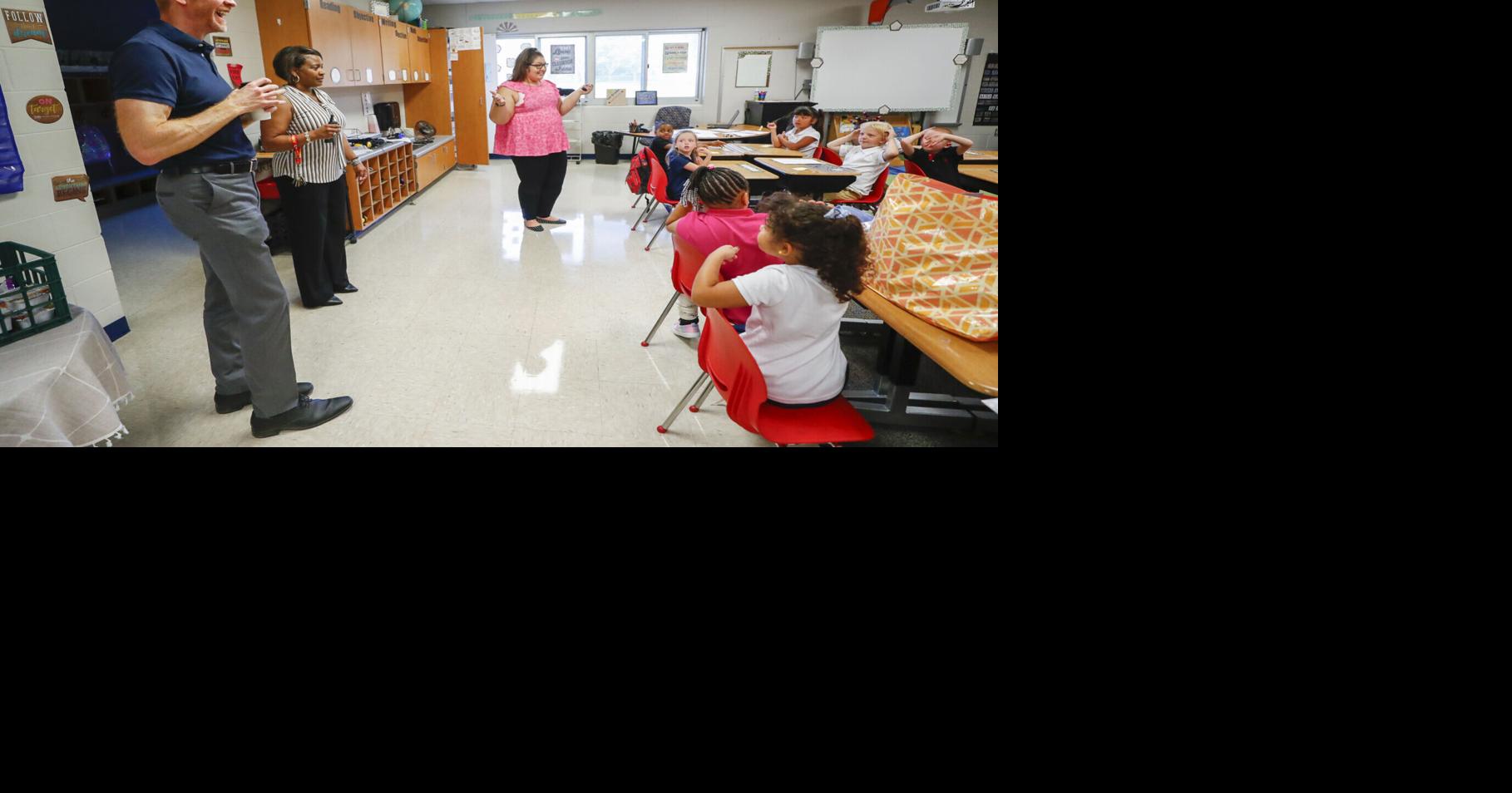 Waterloo Schools' new superintendent makes presence known on first day