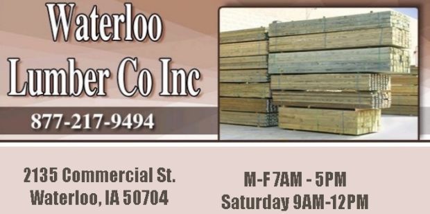 Waterloo Lumber closed; auction scheduled