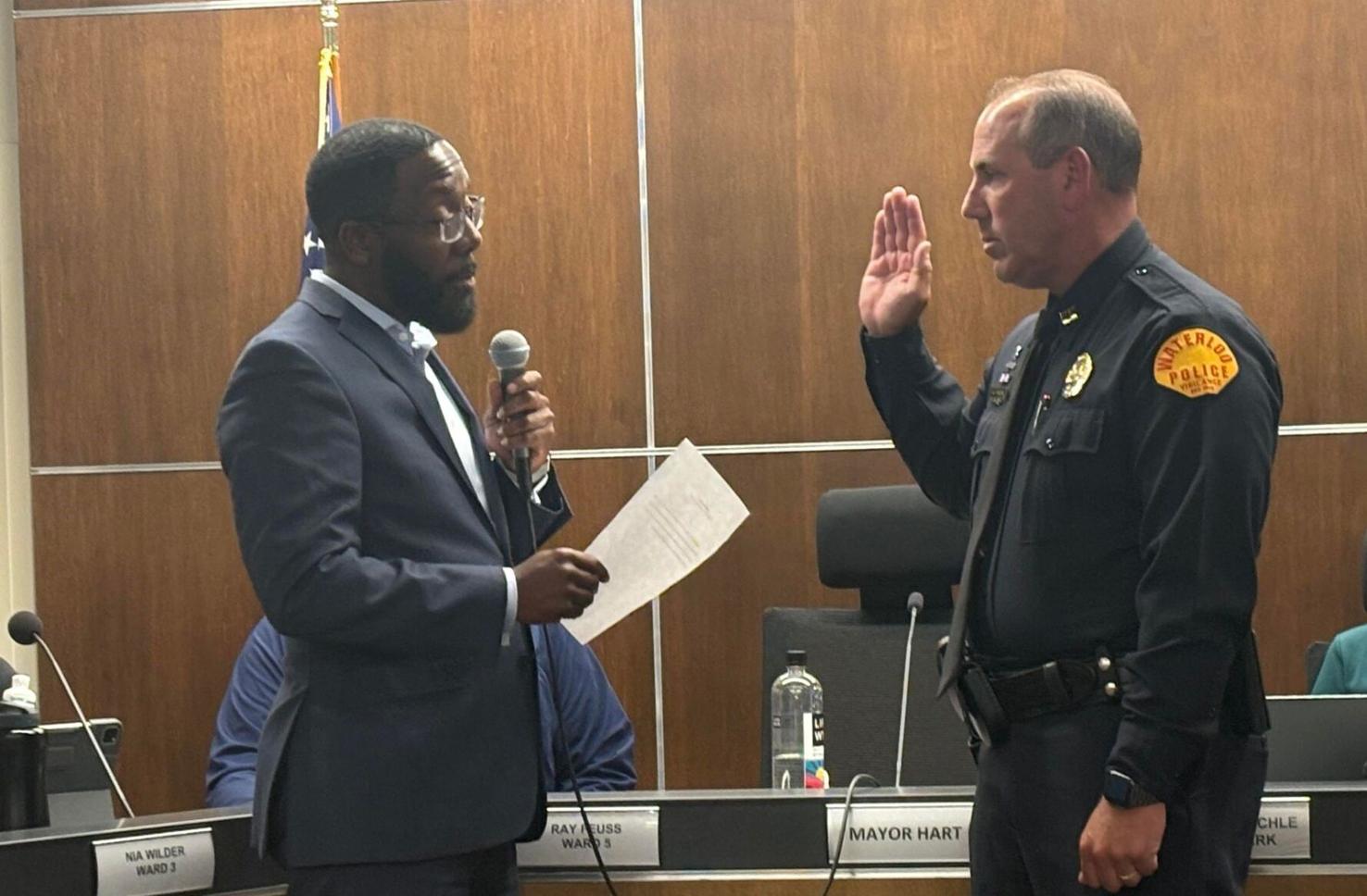 Appointment of Waterloo police chief met with hesitation