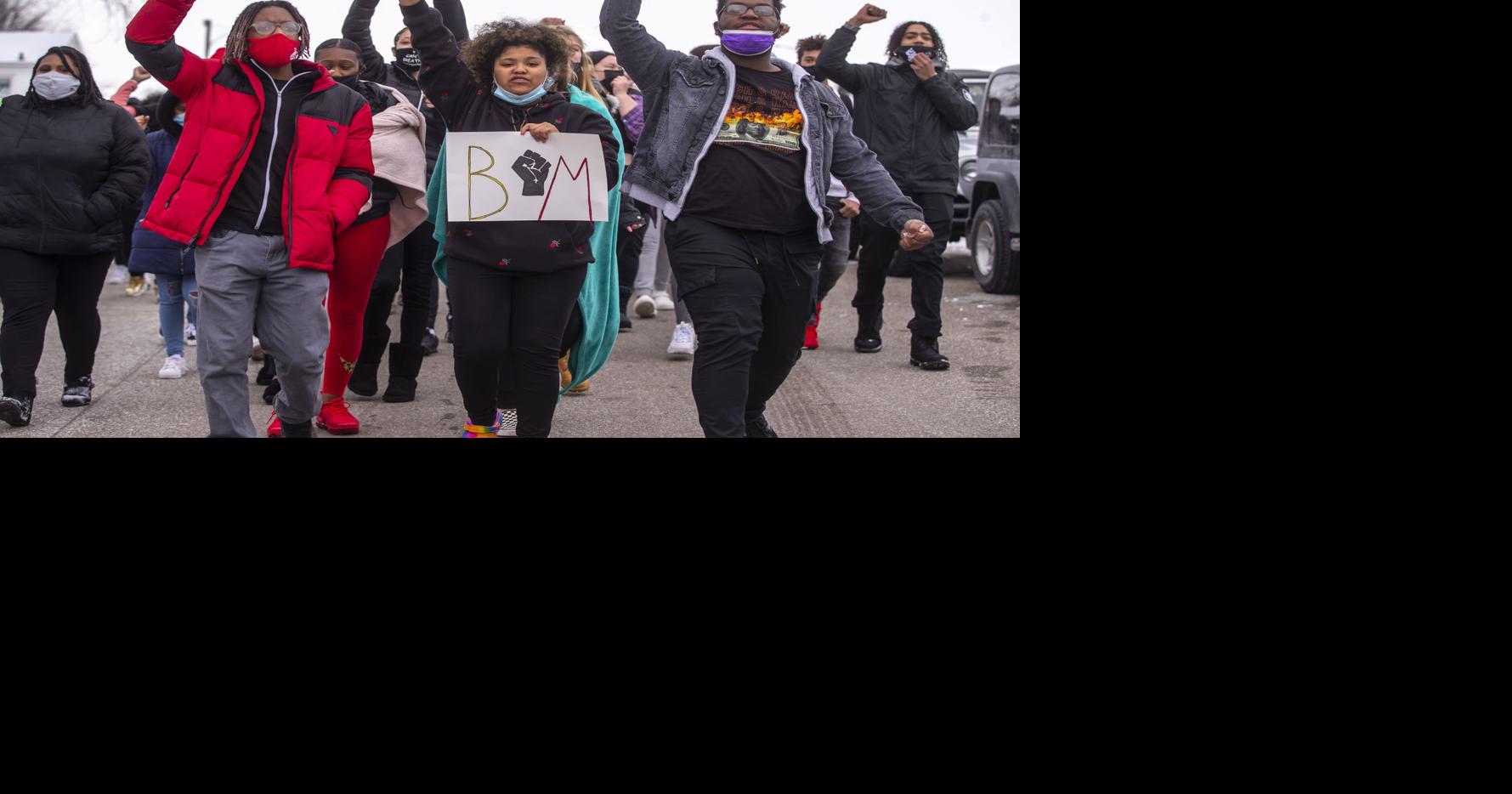 'It is not OK to say the word': Students, BLM activists protest outside ...