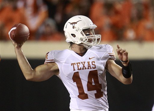 Ash leans on faith, and No. 11 Texas leans on him