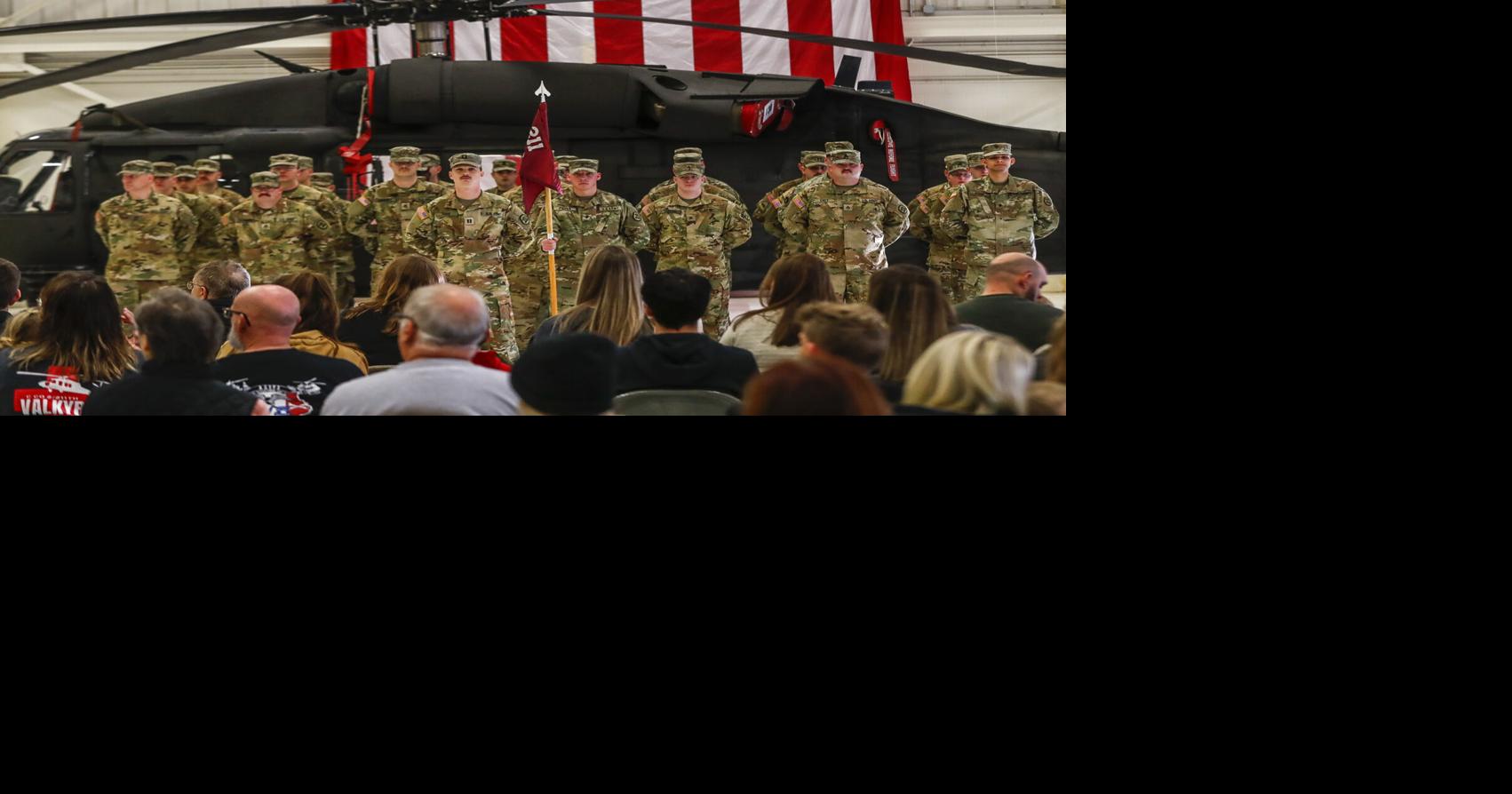 Photos: Iowa National Guard Detachment 1, Company C (Medevac) send-off
