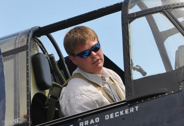 Out for a spin: Local pilot tries out The Avenger