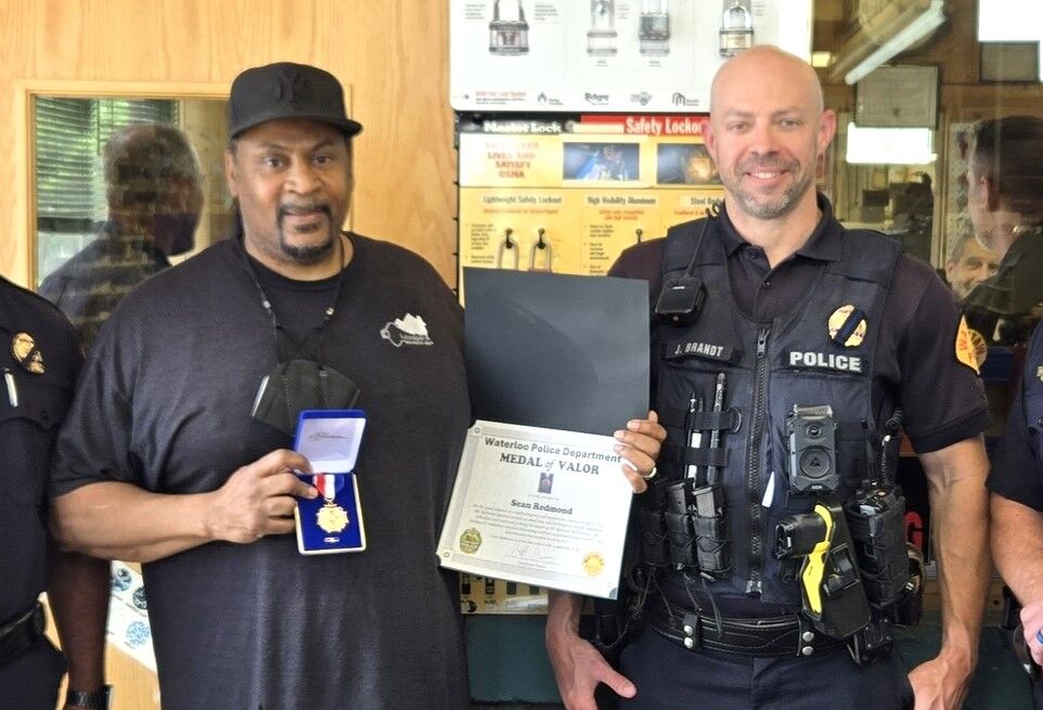 Waterloo man awarded medal or valor for stopping 2012 nightclub shooting