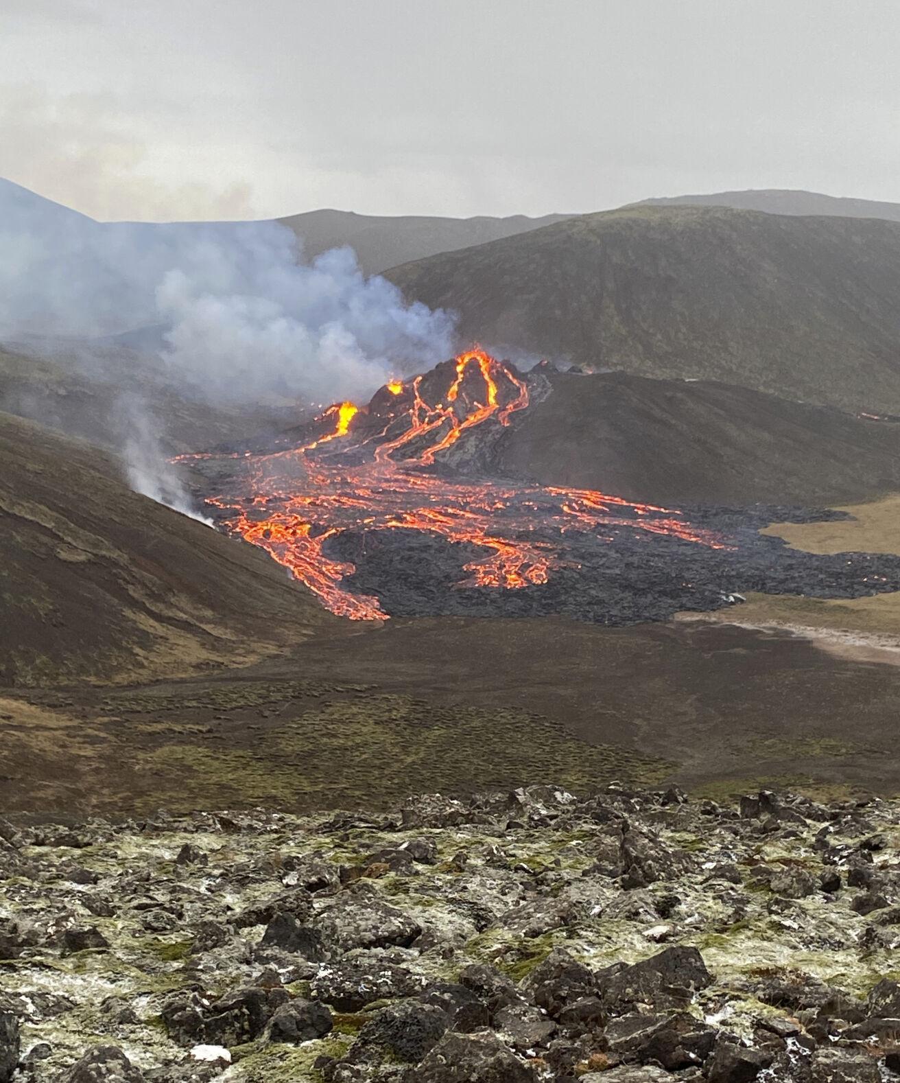 Long-dormant volcano erupts in Iceland