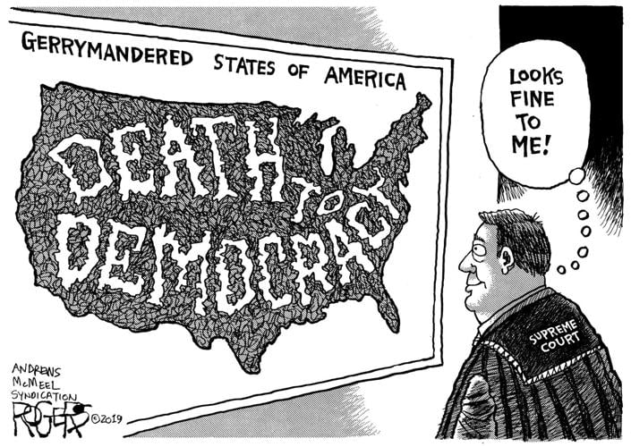 14th amendment cartoon drawing