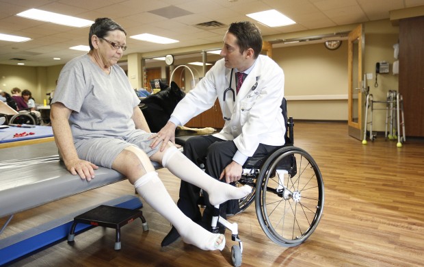 Covenant doctor gets by on a little help from man's best friend