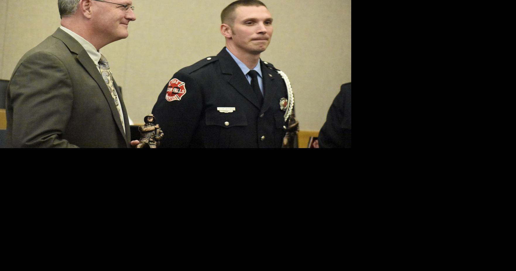 Home, firehouse families celebrate with Firefighter of the Year Jason ...