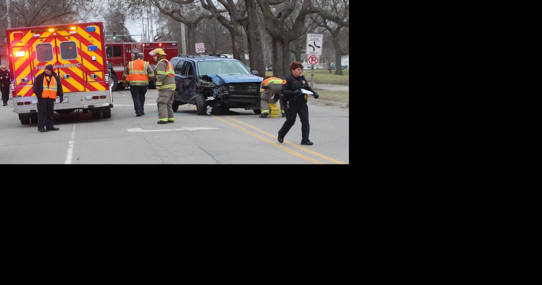 Two injured in Waterloo crash
