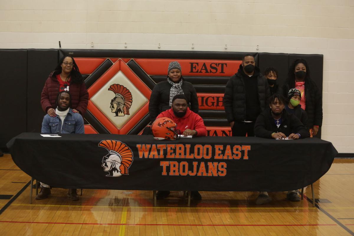 Three East High students sign letters of intent to play college football
