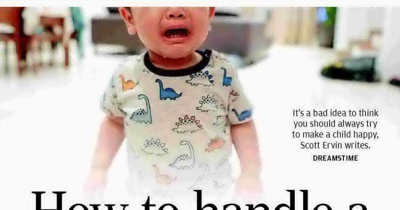 How to handle a kid causing a scene