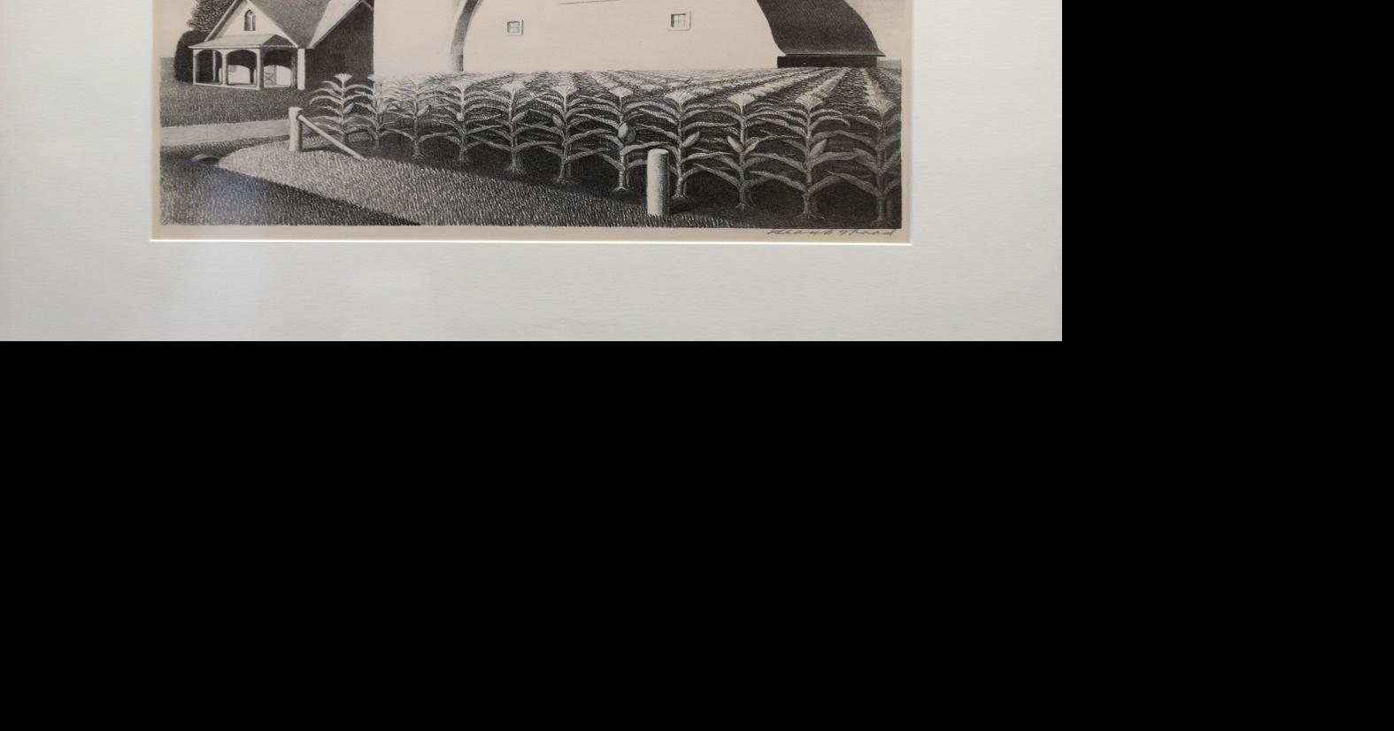 Grant Wood original lithographs on exhibit at Waterloo Center for the Arts