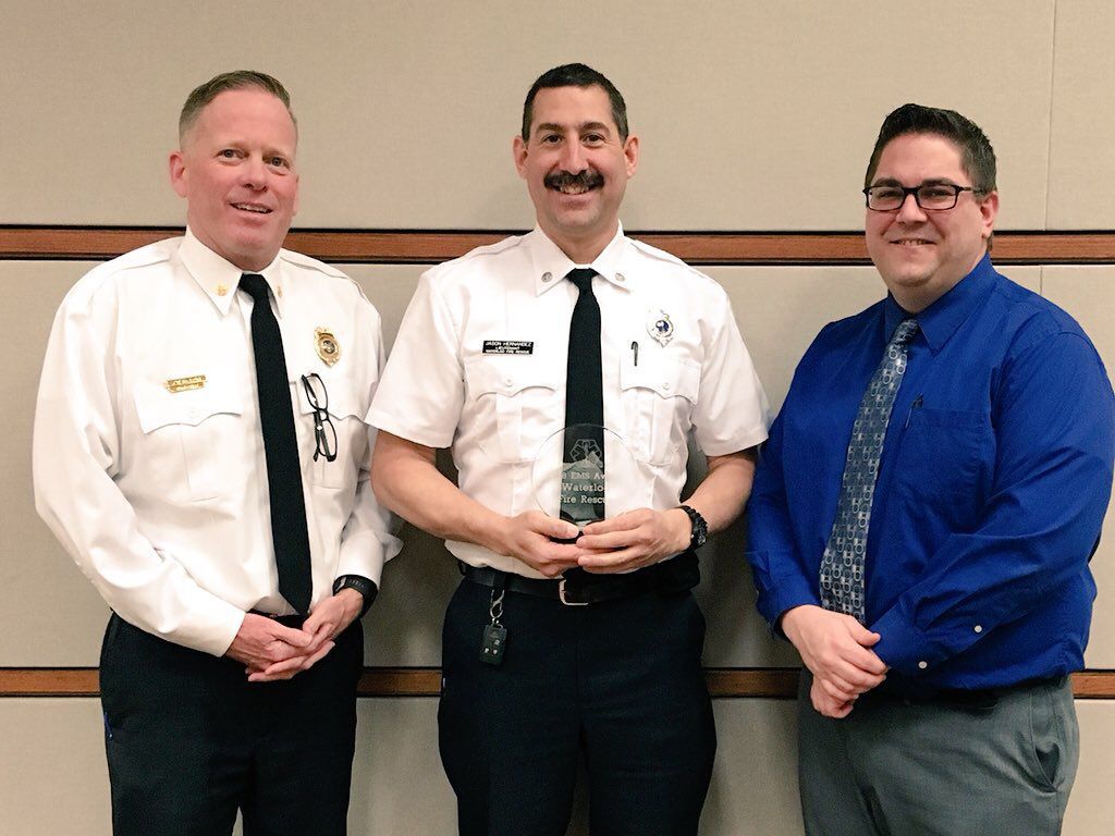 Waterloo Fire Rescue wins EMS award