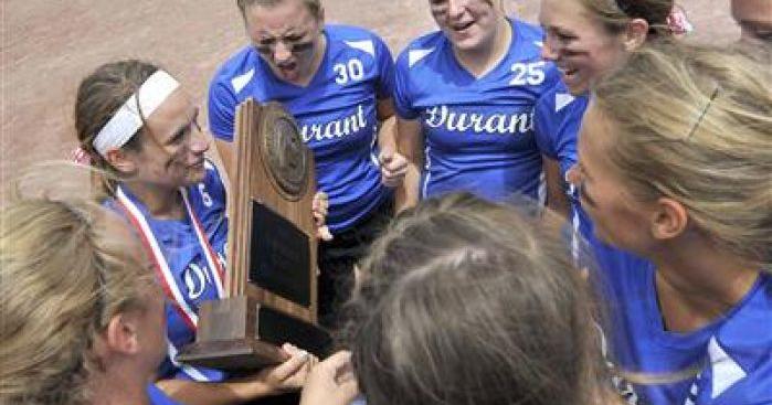 State softball: Compton's two-hitter carries Durant to 2A title