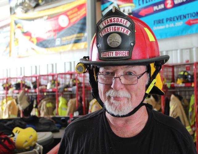 See the Euro-style fire helmets being tried out by Evansdale firefighters