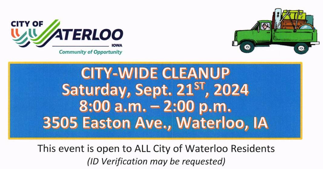 Waterloo city-wide cleanup day to be held Saturday