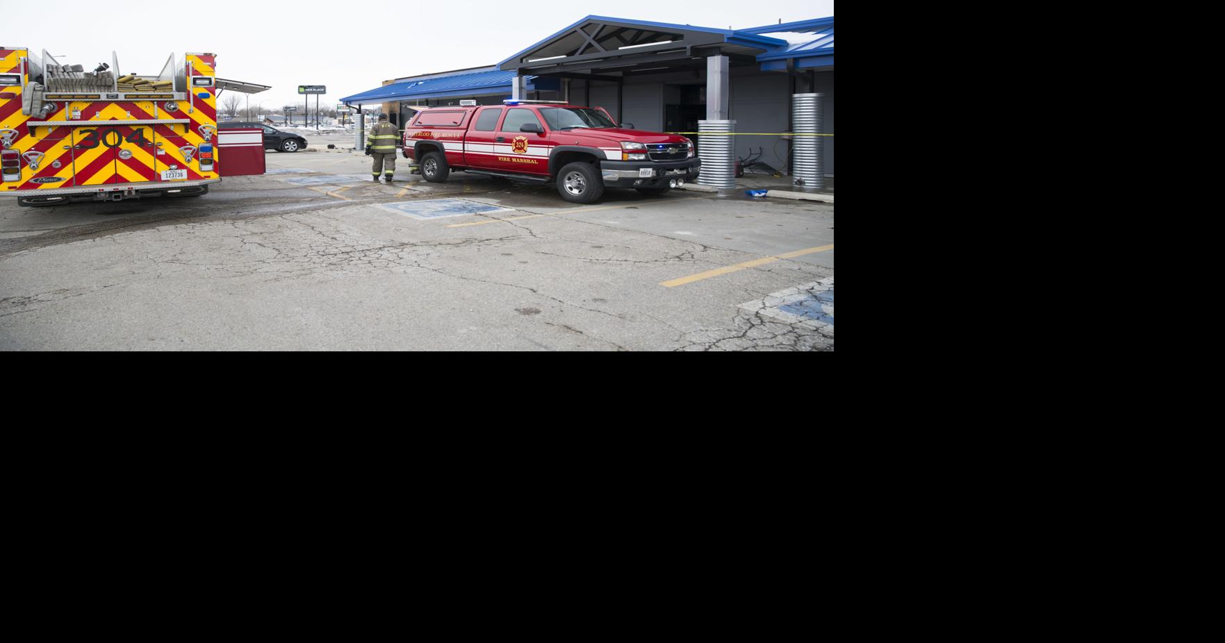 Bowling center fire, robbery investigation continues