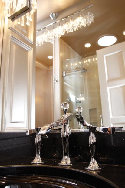 Jewel box bath sparkles with sumptuous glamour | Bathrooms | wcfcourier.com
