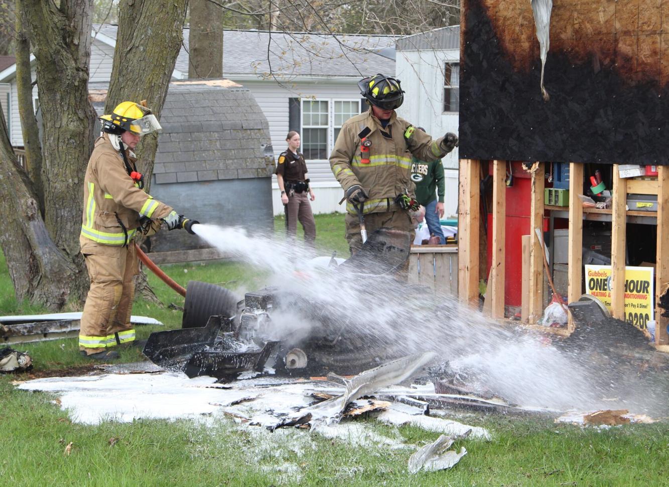 Man injured in lawn mower fire in Cedar Falls