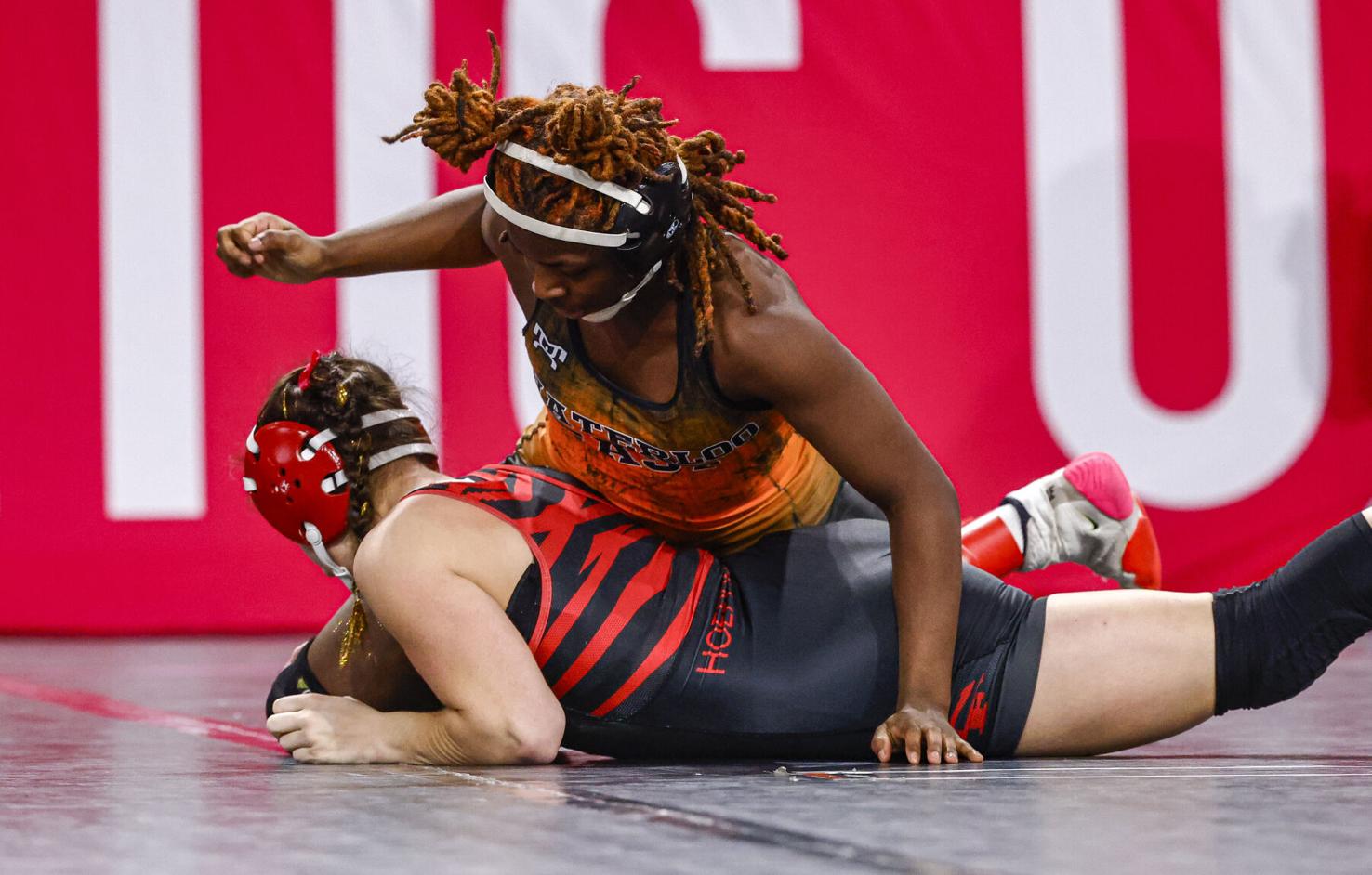 Photos: Girls State Wrestling Semifinals at Xtream Arena, Feb. 6