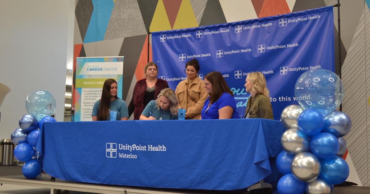 Waterloo Career Center Students Sign On To Work At UnityPoint Hospital waterloo-career-center-students-sign-on-to-work-at-unitypoint-hospital