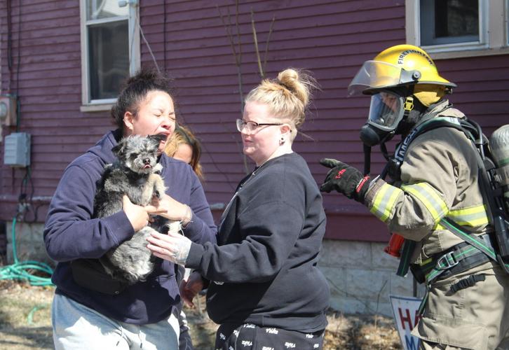 Waterloo Fire Rescue responds to downtown house fire