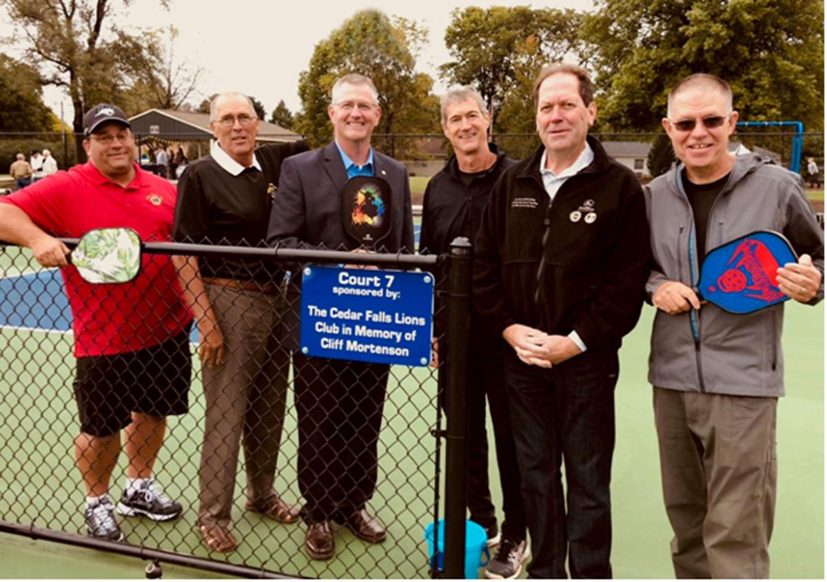 Pickleball court dedicated to Mortenson