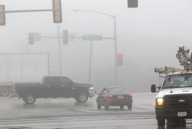 UPDATE: Fog envelopes area; roads still slippery