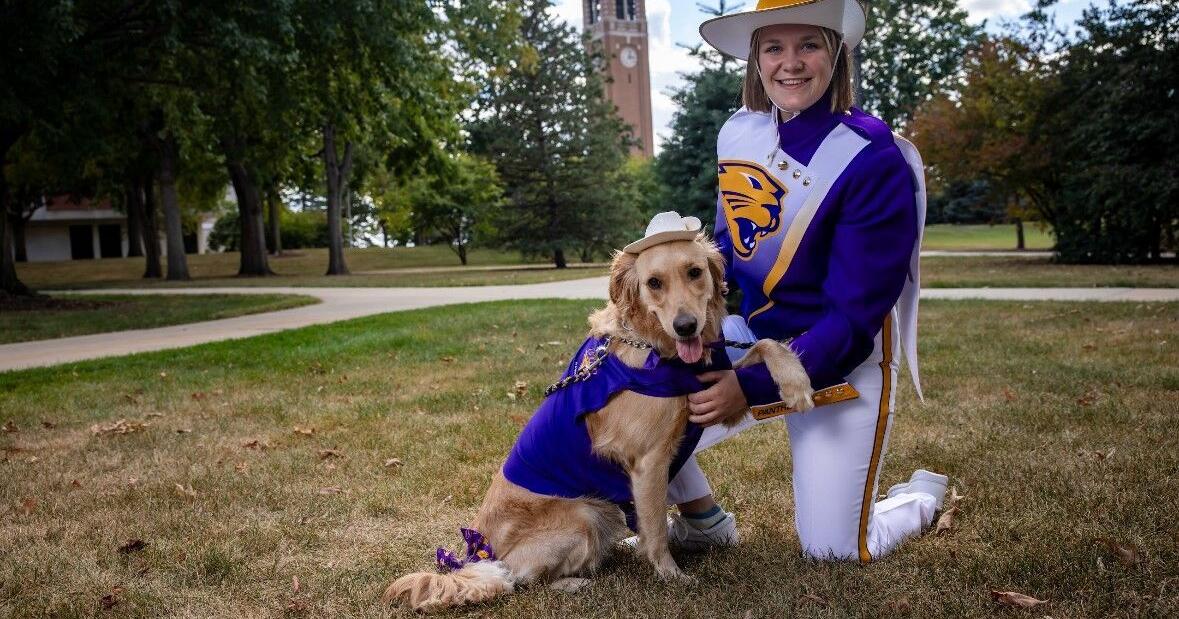 UNI's Gabi Riessen, service dog featured in People magazine