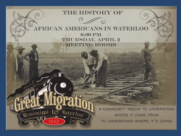 Waterloo preservation head sees role in Great Migration story