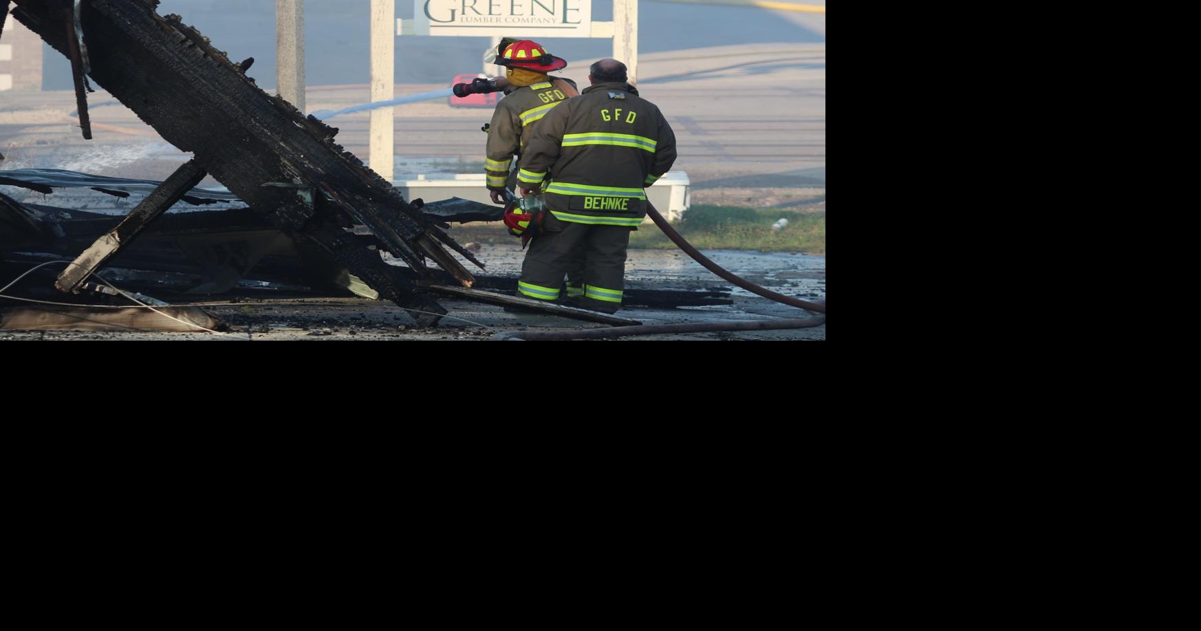 UPDATE: Greene lumber company fire destroys three buildings (PHOTOS)