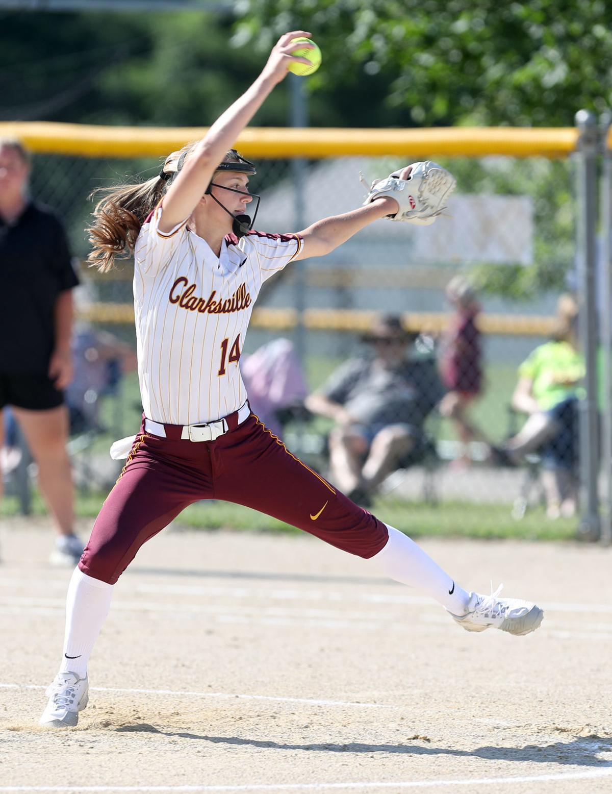 Prep softball: Clarksville powers past Janesville | Softball ...