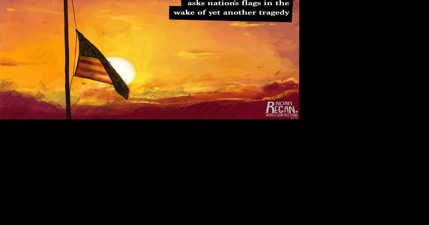 Noah Regan cartoon for April 2