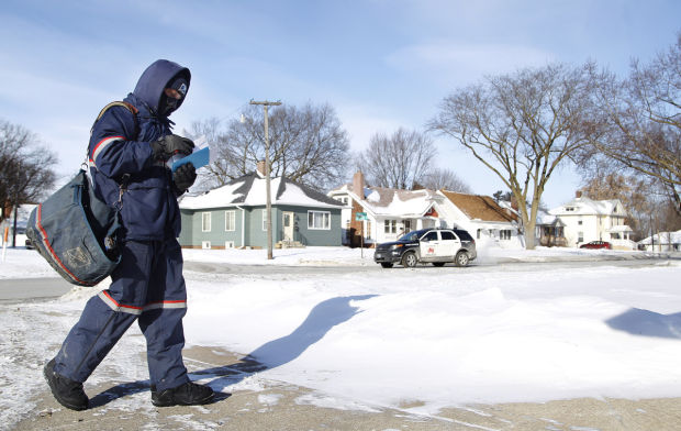 No breaks from cold for water, postal and other workers
