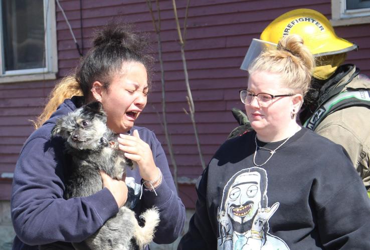 Waterloo Fire Rescue responds to downtown house fire