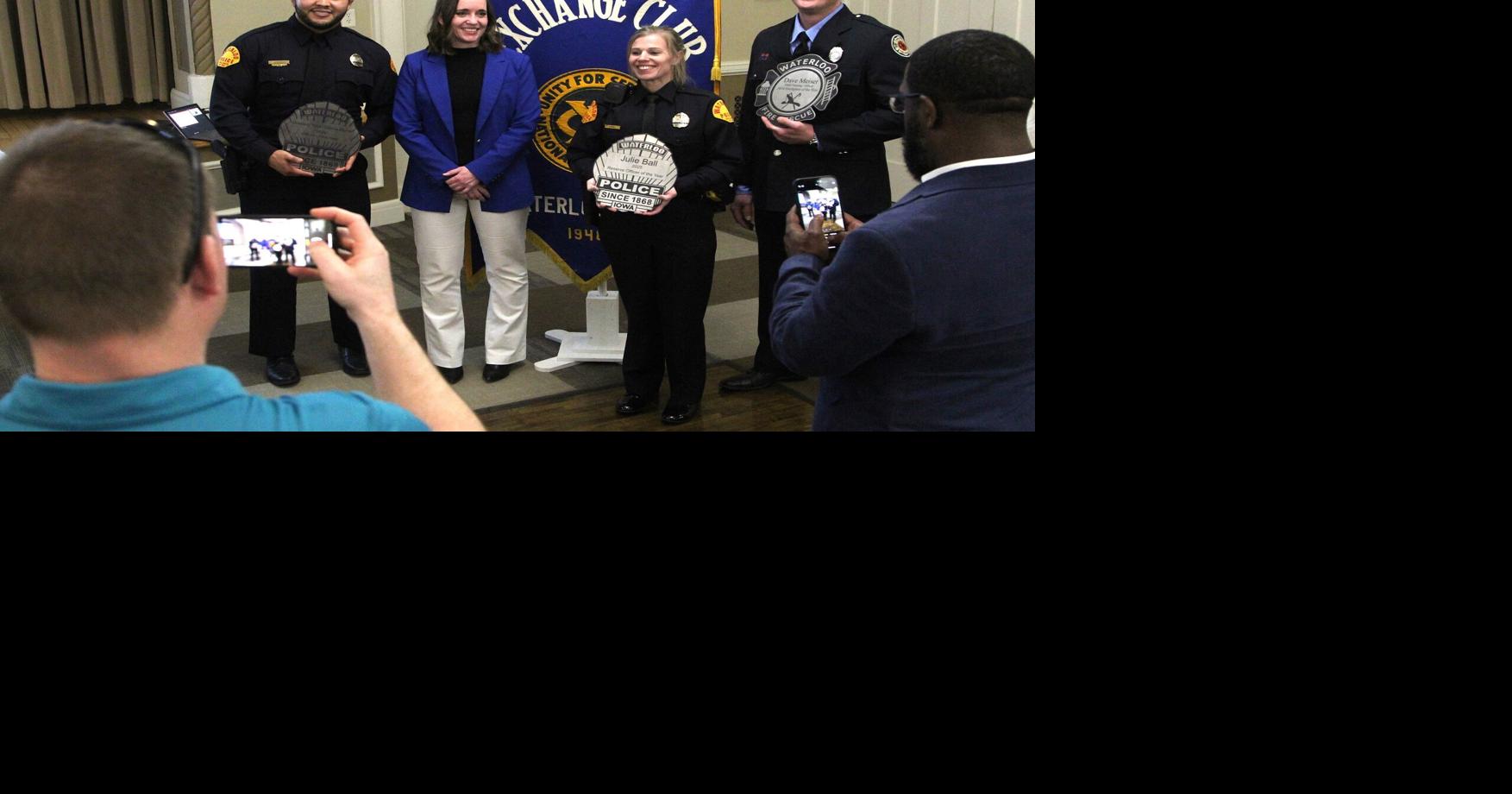 Waterloo police officer, paramedic honored at awards banquet