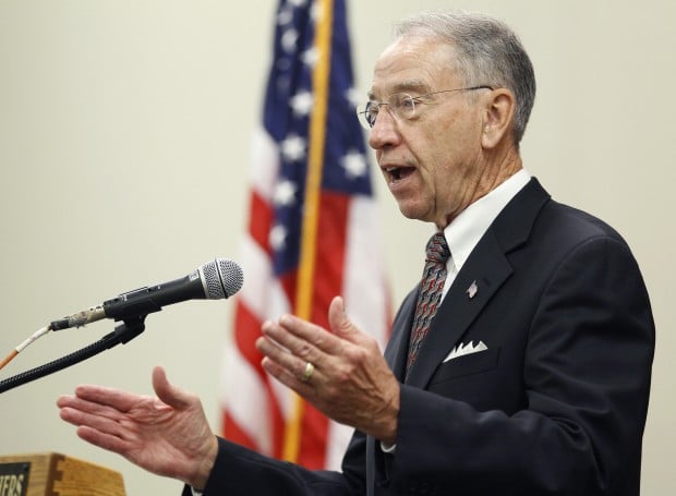Grassley looks back at Parkersburg, New Hartford