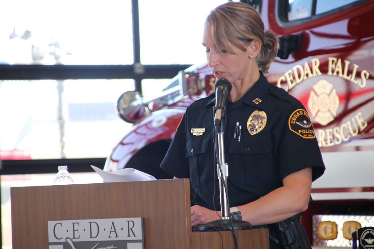 Heuer becomes first woman ever to hold the rank of Cedar Falls police ...