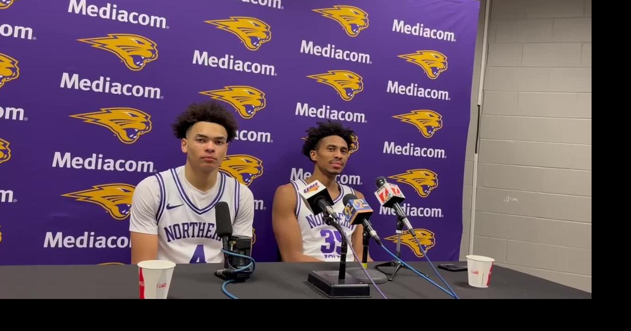 VIDEO: UNI's Trey Campbell and Leon Bond III