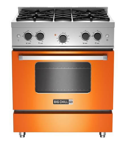 Some like it hot: Eye-popping color in the kitchen