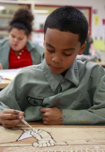 Cunningham School student continues grandfather’s artistic legacy