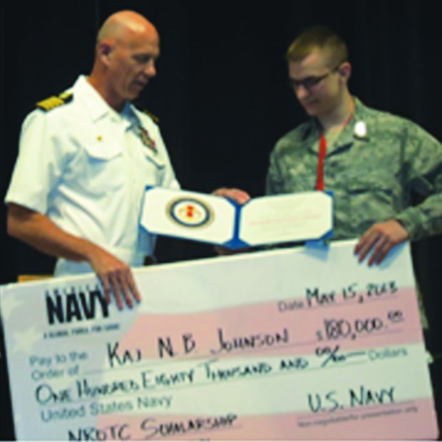 Congratulations on your scholarship, Kaj Johnson!