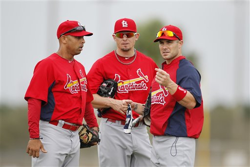 Veteran Schumaker committed to helping young Cards