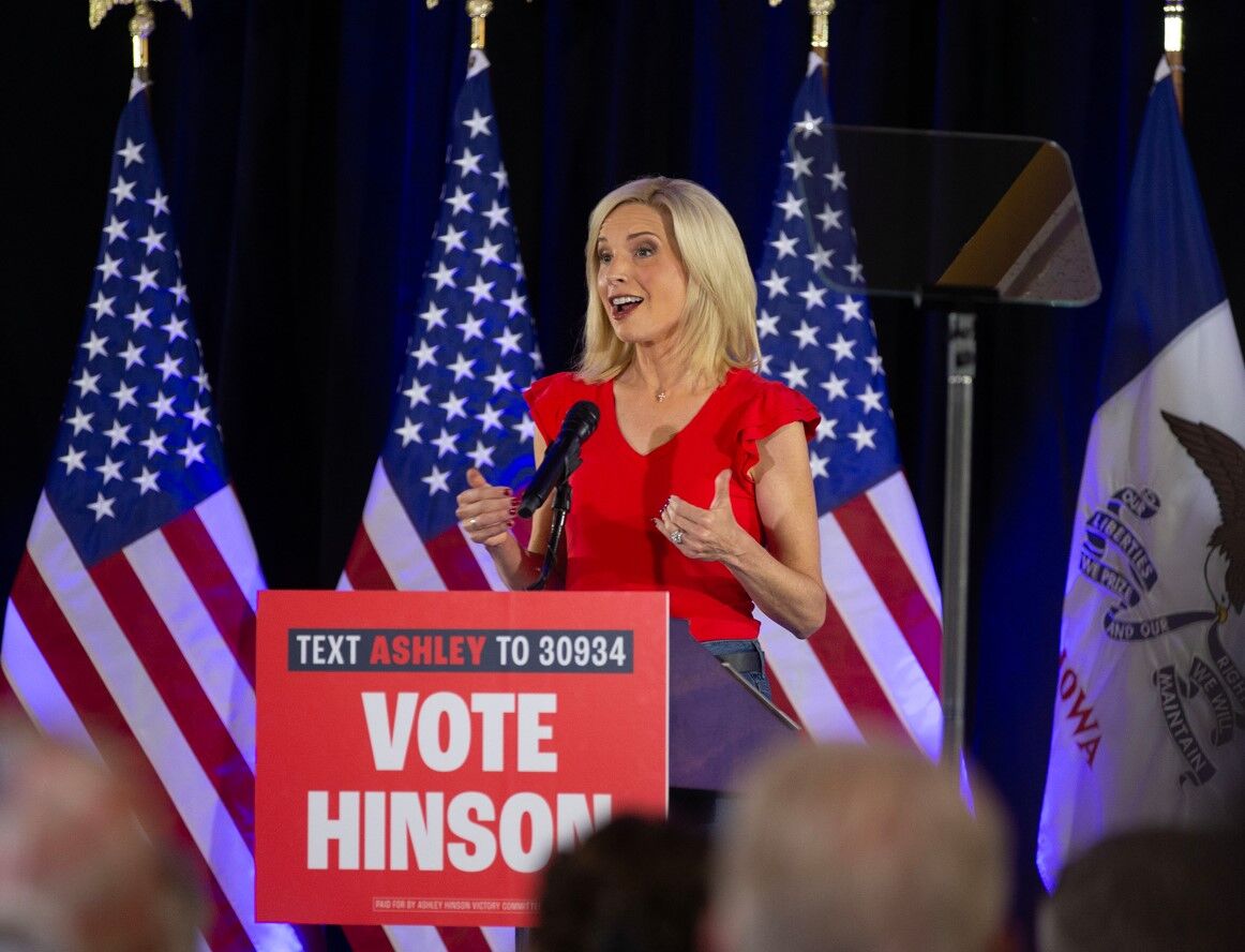 Hinson highlights Trump backing at Senate campaign kickoff