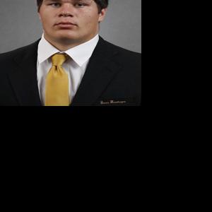 Iowa's Linderbaum is center of attention