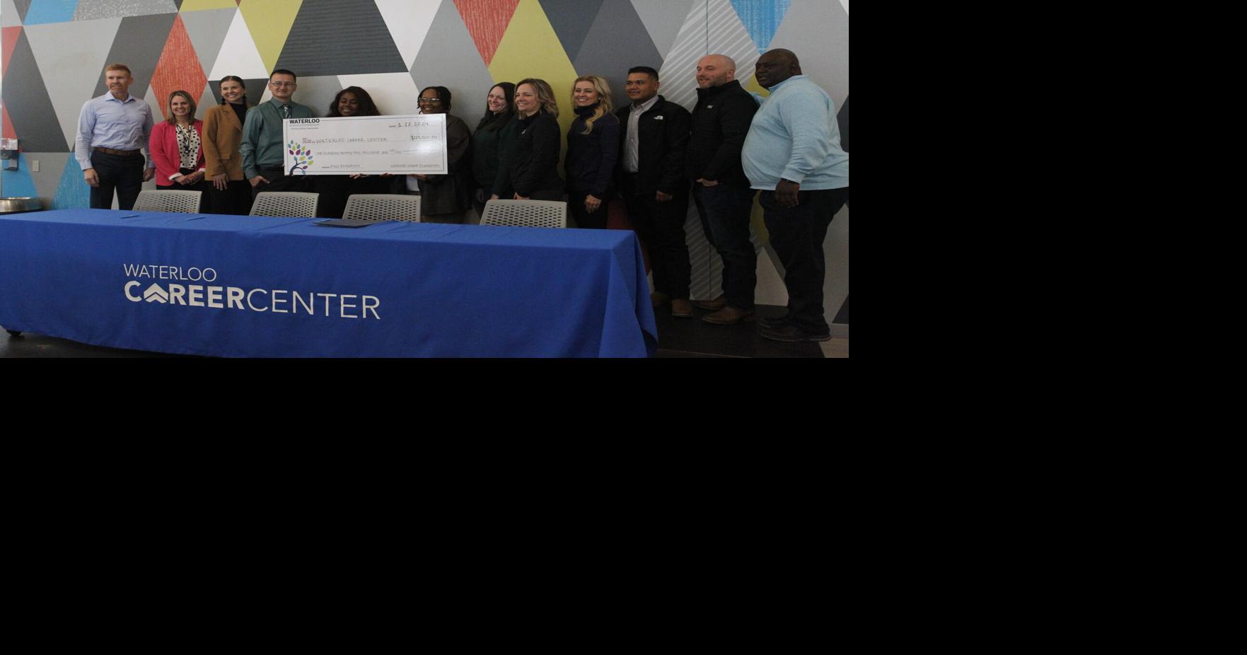 Wisconsin company awards thousands to Waterloo Career Center