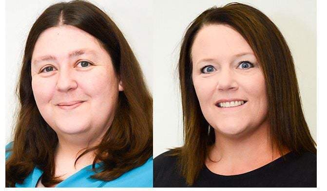 Karen Potter and Angela Rowan